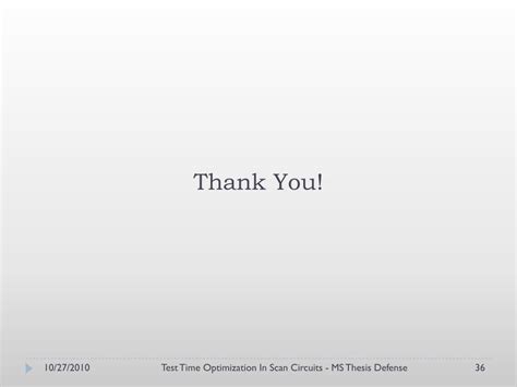 ppt test time optimization in scan circuits powerpoint presentation