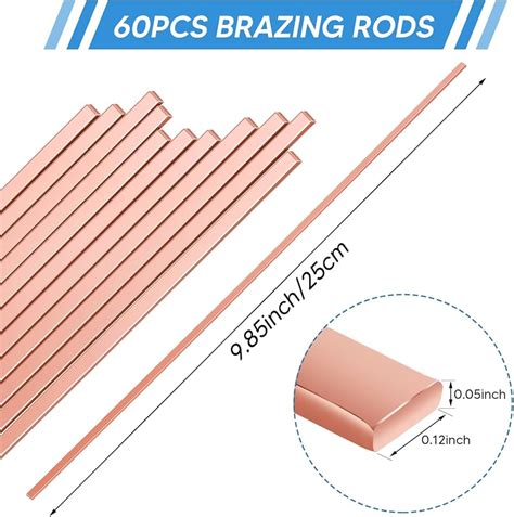 Copper Tubing 22 Pcs Bcup 5 15 Silver Brazing Rods Phos Copper For