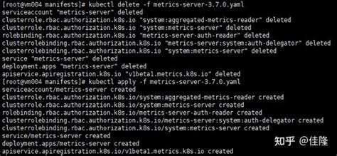 安装 metrics server 指标服务器 知乎
