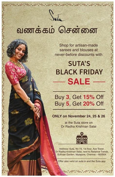 Suta Chennai Sale Clothing Stores Offers Number Discounts