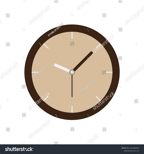 Corporate Vector Clock Template Design Stock Vector Royalty Free Shutterstock