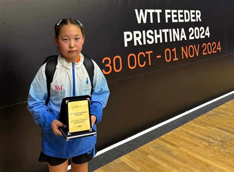 Монгол улс анх удаа ширээний теннисний дэлхийн аваргатай боллоо ТАС МН