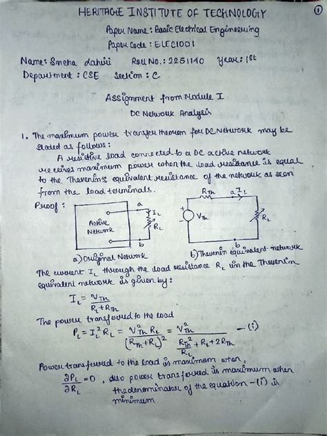 electrical assignment sneha lahiri 2251140 pdf