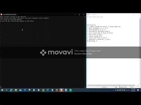 VIM Tutorial Part Basic Commands YouTube