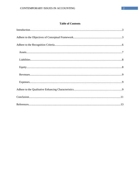 Amcor And Aasb Conceptual Framework Compliance Analysis