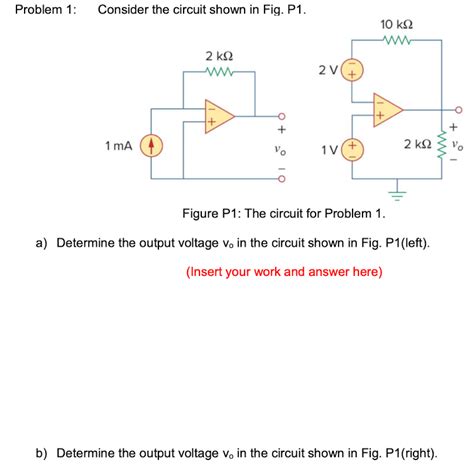 Solved Problem Consider The Circuit Shown In Fig Chegg
