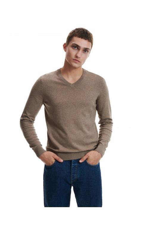 Светр з V подібним вирізом Reserved 0098o 80m