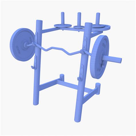 3d Curl Rack Turbosquid 2009075