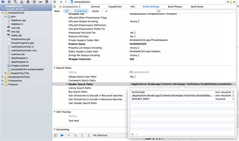 Macos Adding Glm To Xcode 51 Project Stack Overflow