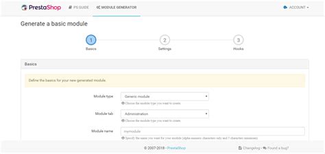 Prestashop Module Generator Utilidad Para Crear Módulos Básicos Sobre