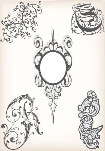 Decorative Elements Royalty Free Vector Image VectorStock