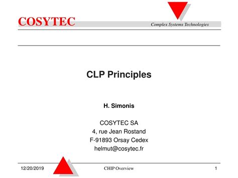 Ppt Constraint Programming Overview Powerpoint Presentation Free