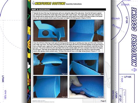 Costume Tutorial Lego Inspired Adult Minifigure Costume Diy Patterns Instructions Pdf