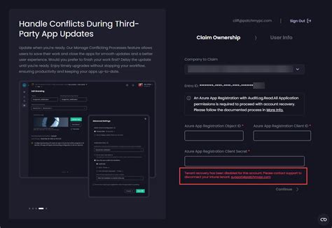 Tenant Recovery Has Been Disabled For This Account Error When Trying To Recover A Cloud