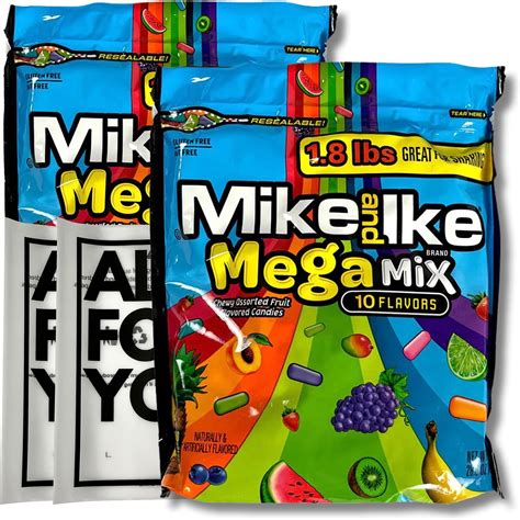 Mike And Ike Mega Mix Candy Total 36 Lbs 18 Lbs 2 Pack Chewy Bulk Movie