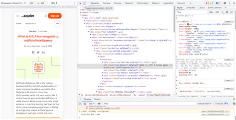 How To Use Inspect Element In Chrome Safari And Firefox Zapier