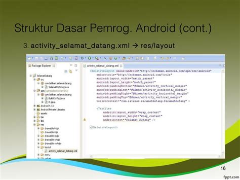 Pemrograman Mobile Android Modul Iii Ppt