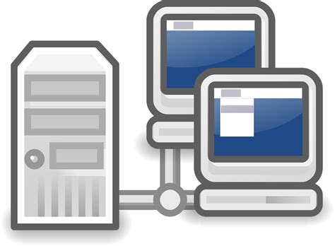 Servidor Red Estaciones De Trabajo Gr Ficos Vectoriales Gratis En Pixabay