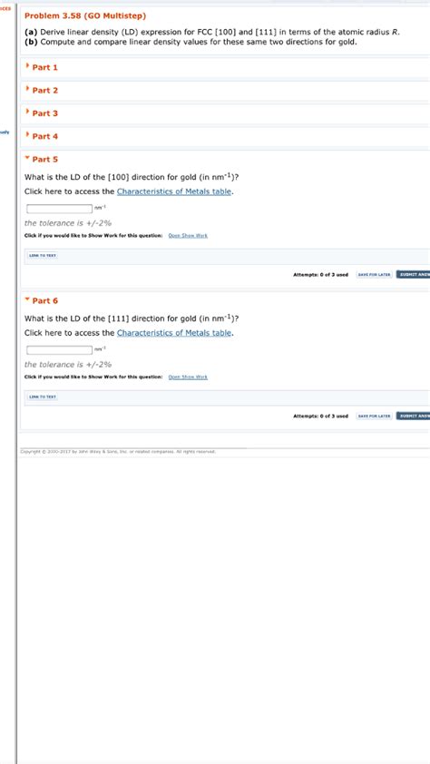 Solved Problem Go Multistep A Derive Linear Density Chegg