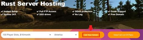 how to make a rust server scalacube