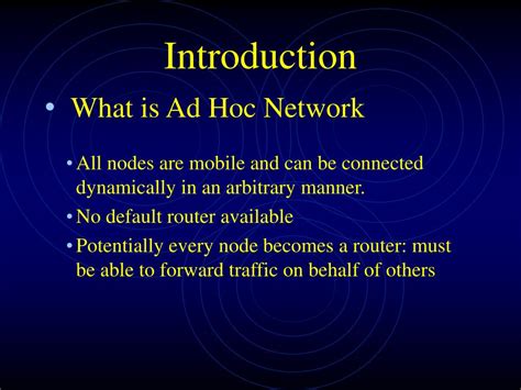 Ppt Routing Protocols Of Ad Hoc Network Powerpoint Presentation Free