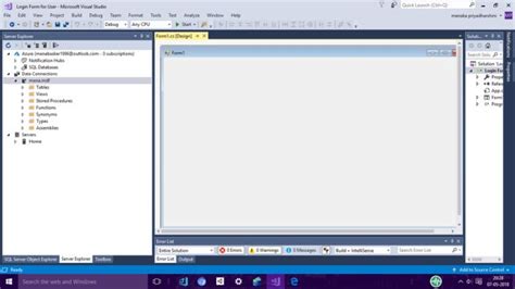 Creating Login Form Application Using Visual Studio