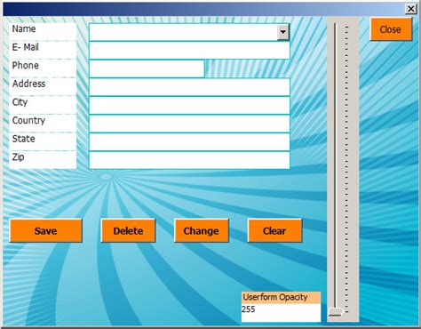 Excel Userform Template Computer And Software World