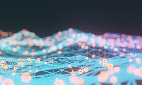 Premium Photo 3d Rendered Abstract Data Network