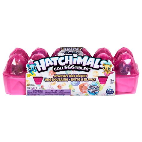 Hatchimals Colleggtibles Jewelry Box Royal Dozen 12 Pack Egg Carton