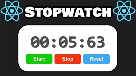 Build A Stopwatch Using React In 20 Minutes ⏱ Youtube