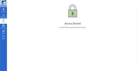 I Get A Message That Content In Canvas Is Locked Or I Am Unauthorized Sys Education Oregon