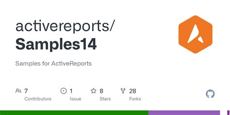 Github Activereportssamples14 Samples For Activereports