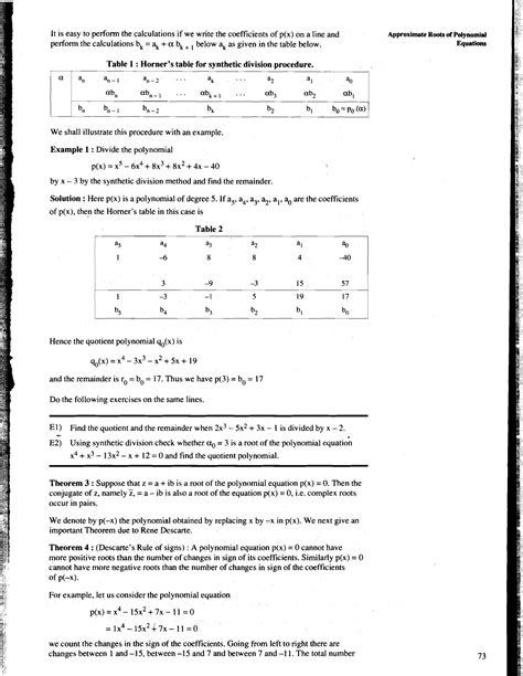 SOLUTION Bsc Mathematics Unit 4 Approximate Roots Of Polynomial