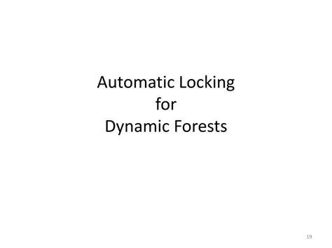 Ppt Automatic Fine Grain Locking Using Shape Properties Powerpoint Presentation Id2084591
