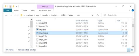 oracle xe 11 2 0 data pump expdb works on but impdb doesn t on windows