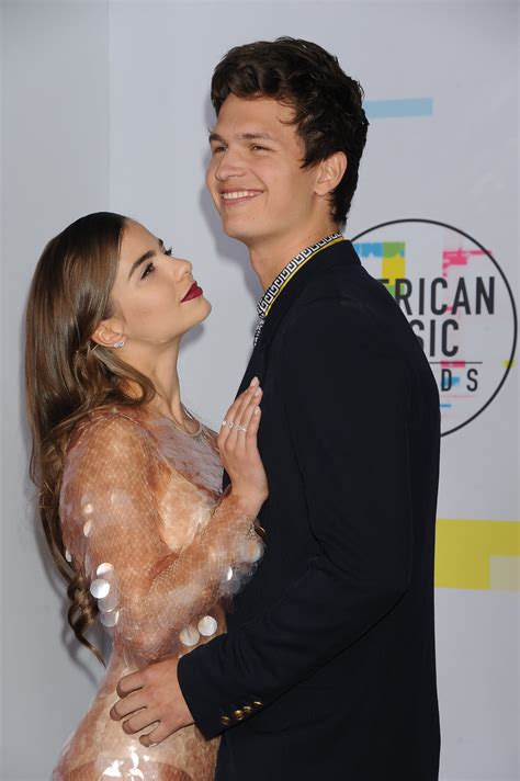 Ansel Elgort And Violetta Komyshan Cute Pictures Ps Celebrity