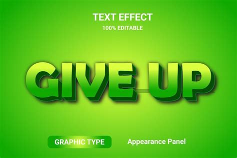 Premium Vector 3d Text Effect