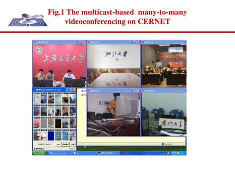 Ppt Multicast Congestion Control On Many To Many Videoconferencing