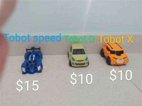Selling Tobots Mini Series Tobot Speed Tobot D Tobot X Hobbies And Toys Toys And Games On Carousell