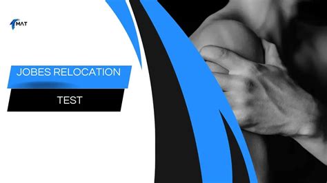 Shoulder Orthopaedic Test Jobes Relocation Test