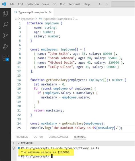 How To Find The Maximum Value In An Array Of Objects Using Typescript