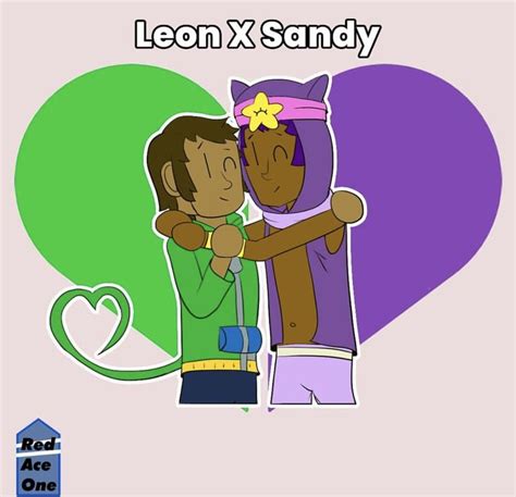 Leon X Sandy Brawl Stars Fan Art