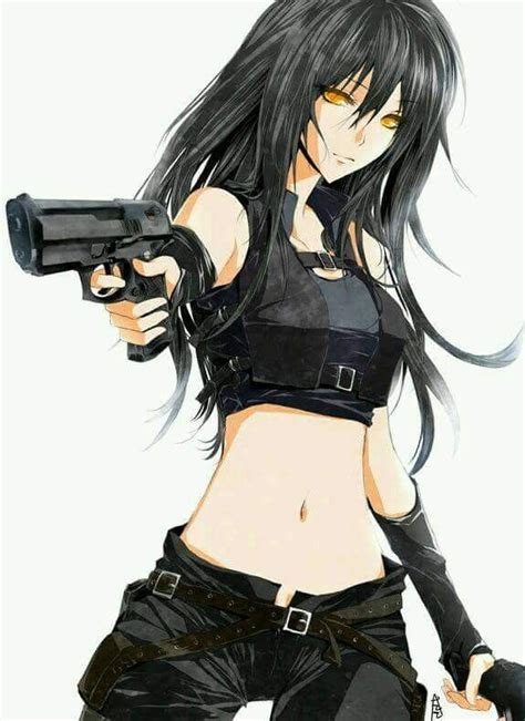 Sexy Anime Girl With Gun Ibikinicyou