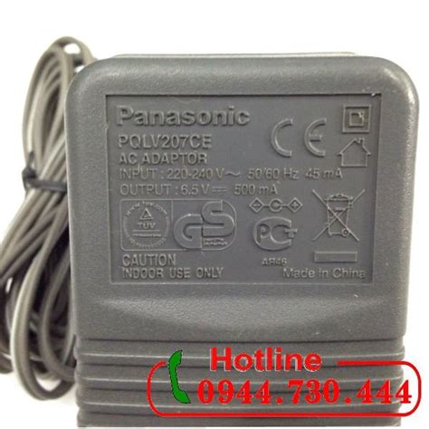 Adapter-nguồn Panasonic PQLV207CE 6.5V 500ma - Mua Adapter-nguồn ...