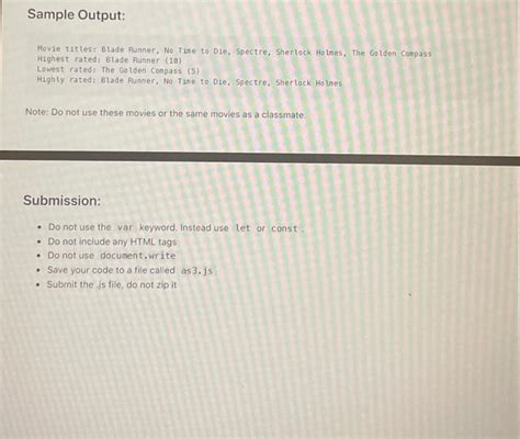 Web230 Javascript 1 Assignment 3 1 Create And Array