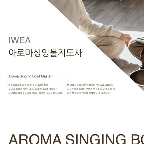 아로마싱잉볼지도사
