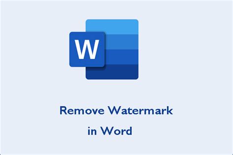 How To Quickly Remove Watermark In Word Windows Riset
