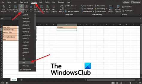 How To Use The DISC Function In Excel
