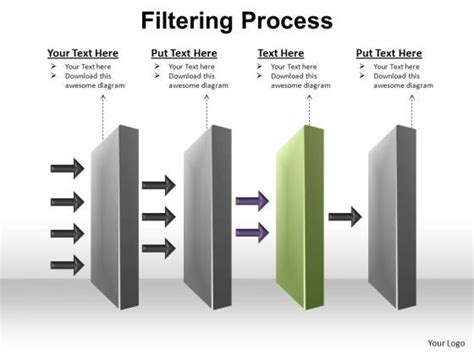 Powerpoint Design Slides Process Filtering Process Ppt Presentation