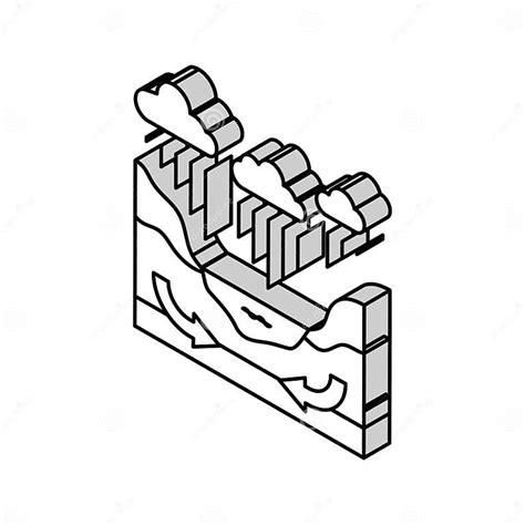 Geotechnical Analysis Hydrogeologist Isometric Icon Vector Illustration Geotechnical Analysis Hydrogeologist Isometric Icon Vector Illustration